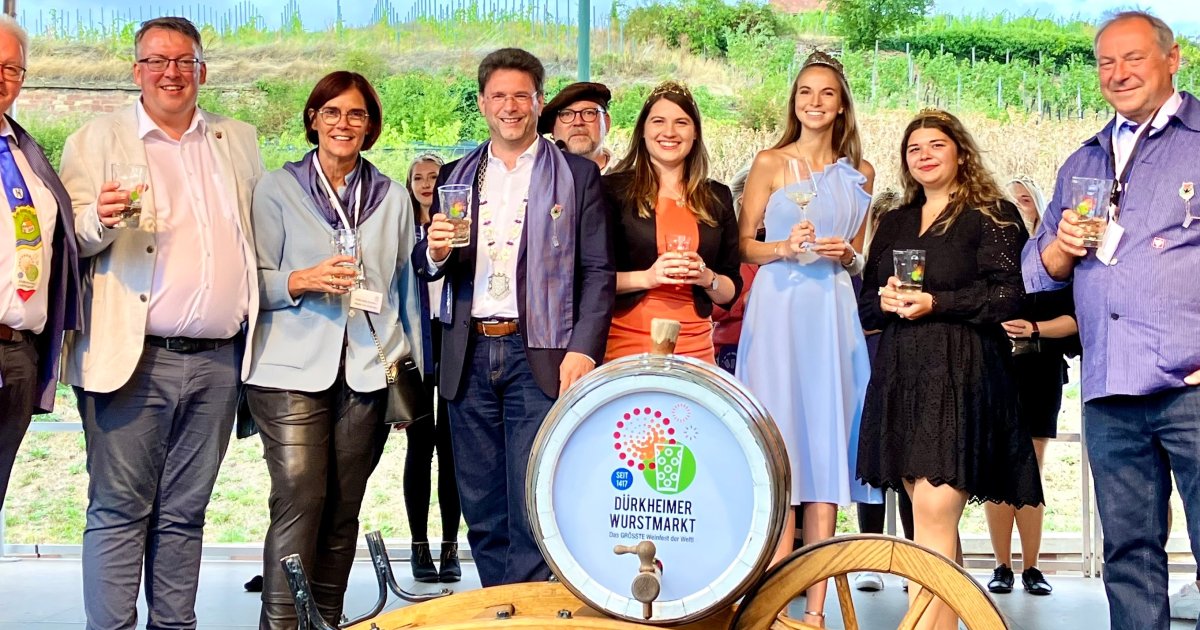 Der 606. Dürkheimer Wurstmarkt 2022 ist eröffnet | Traditionelles ...