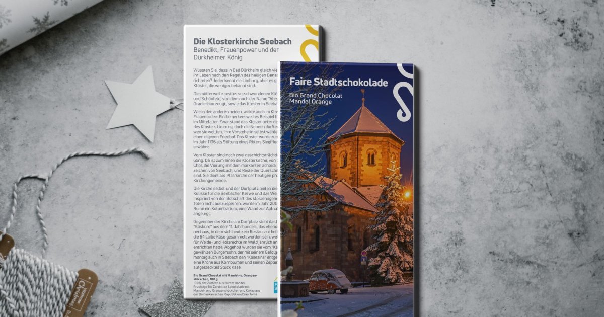 Neue faire Stadtschokolade im Handel: Bio-Mandel-Orange | Startseite